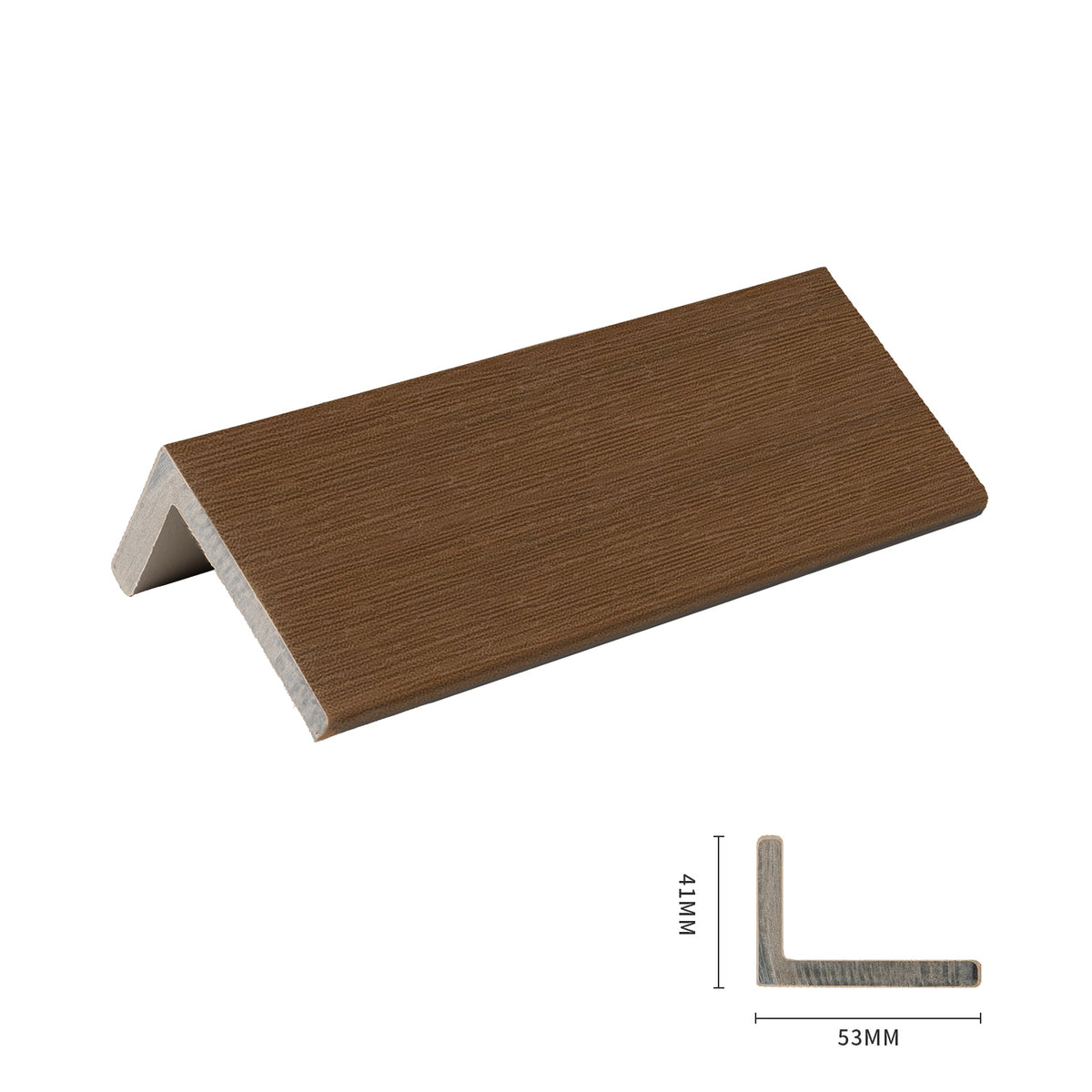 WPC Wall Panel Angle Trim 2.9m – PureSolid