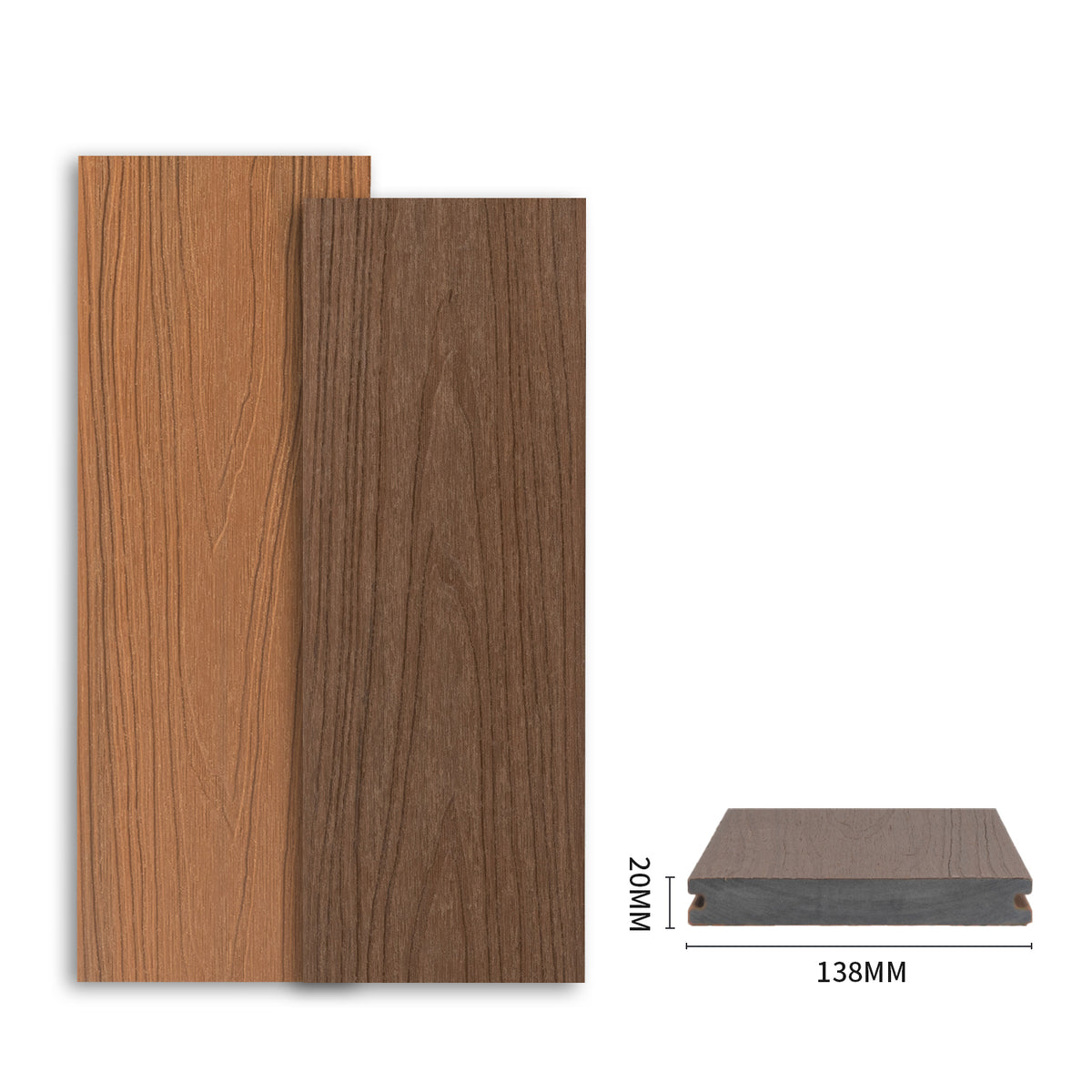 Pro Solid | Co-Extrusion Solid Composite Decking 138*20mm 5.4m Outdoor ...